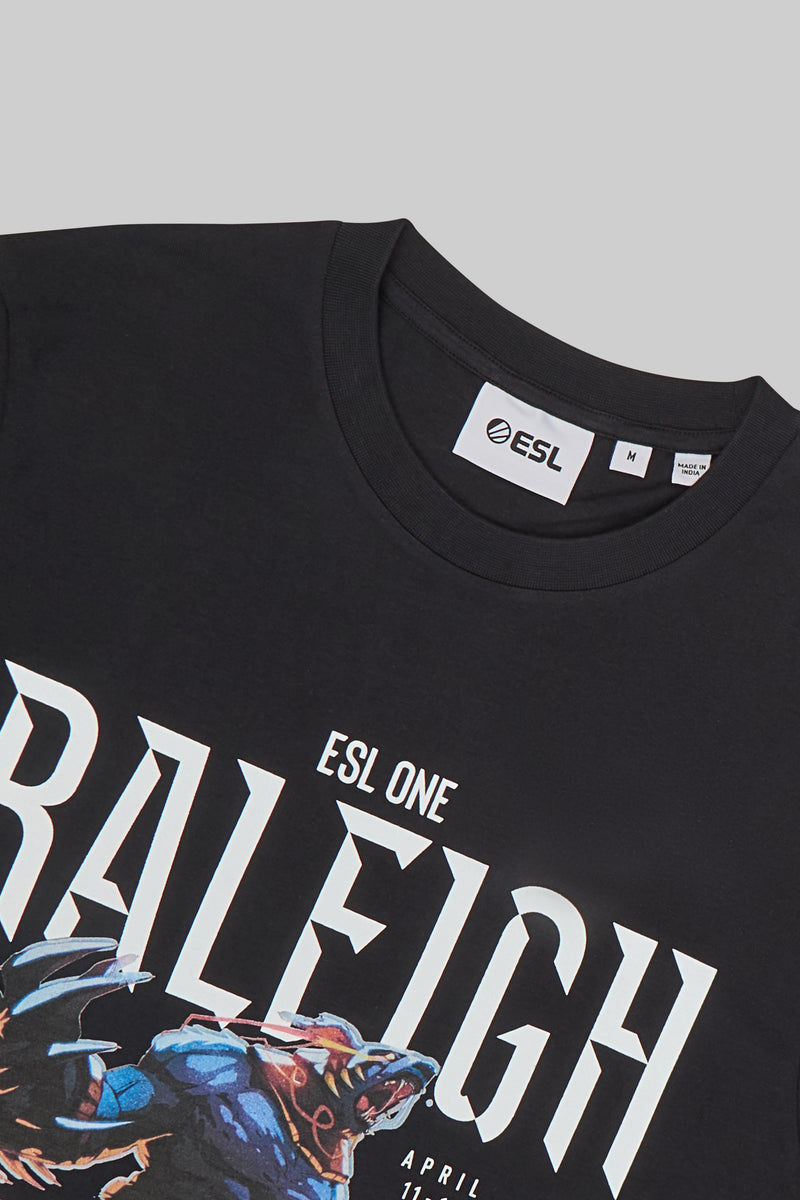 ESL One Raleigh 2025 Short Sleeve T-Shirt Black – ESL Shop US